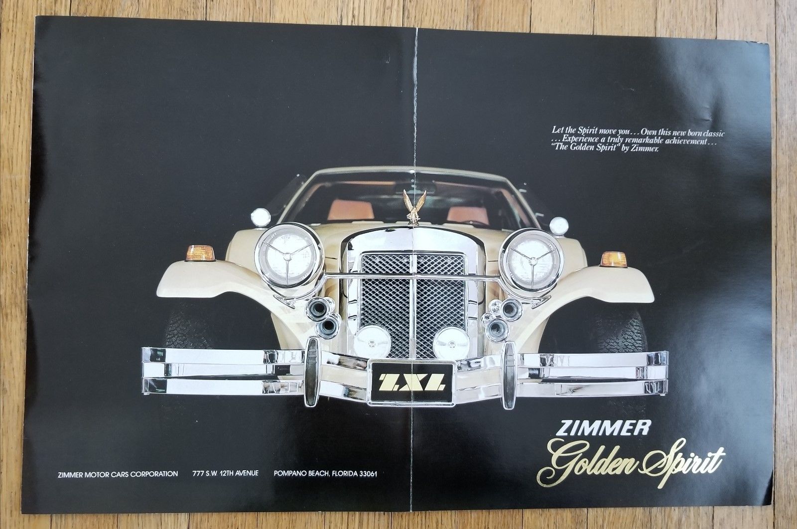 1978 ZIMMER GOLDEN SPIRIT SALES BROCHURE, Full Color -- Antique Price ...