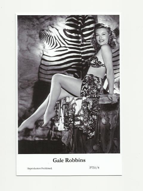 N222) GALE ROBBINS SWIFTSURE (P751/4) PHOTO POSTCARD FILM STAR PIN UP -- Antique Price Guide ...
