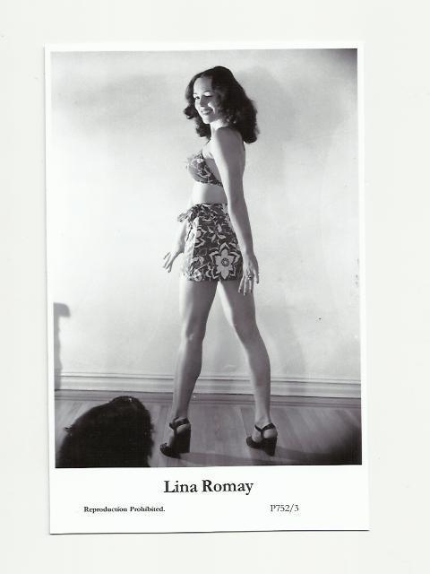 N222) LINA ROMAY SWIFTSURE (P752/3) PHOTO POSTCARD FILM STAR PIN UP -- Antique Price Guide ...