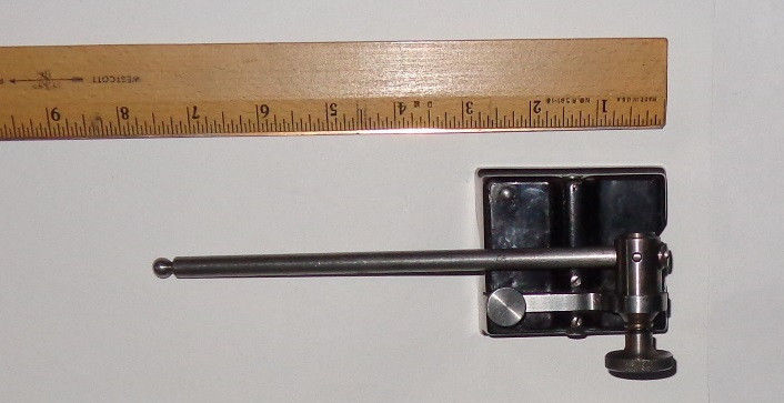 Vintage Surface Gage/Gauge Machinist Tool Base, Starrett (marked on rod ...
