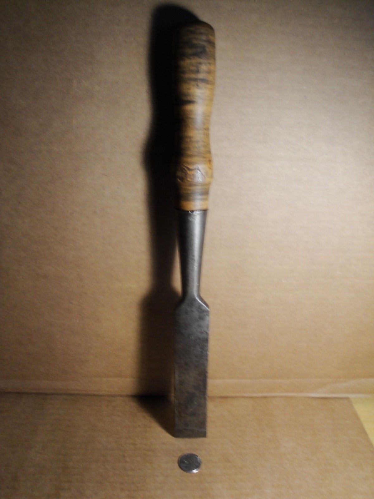 Vintage 1 7/16" Socket Chisel Slick Very Heavy 16 7/8" Long 1 1/2" Dia ...
