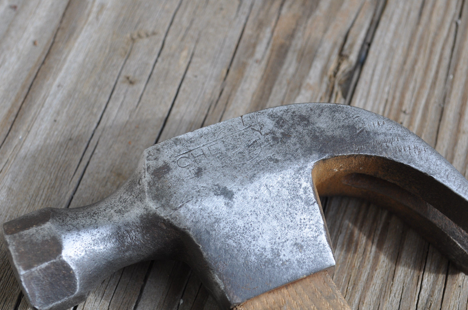 Old Used Tools,Vintage H. Cheney Hammer Co. Curved Claw Hammer ...