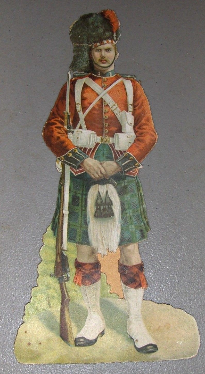 Gold Leaf Silver Tip Soap Marinette Wisconsin Scottish Clansman Kilt ...