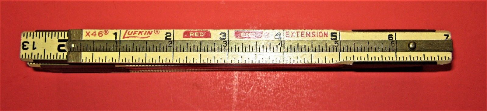 Lufkin 6" Extension Carpenter''s Ruler in Excellent Condition - Made in ...