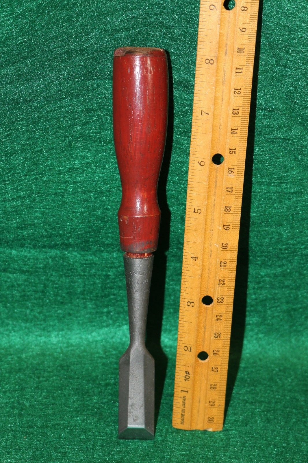 Old Wood Carving tools VINTAGE STANLEY 750 3/4" BEVEL EDGE SOCKET ...