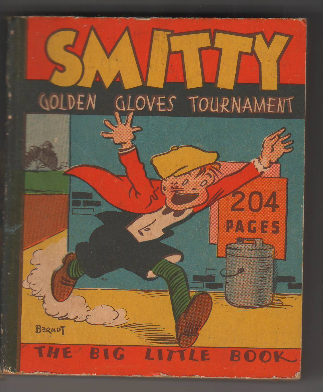 Original 1934 Smitty, Golden Gloves Tournament; Big Little Book; Comic ...