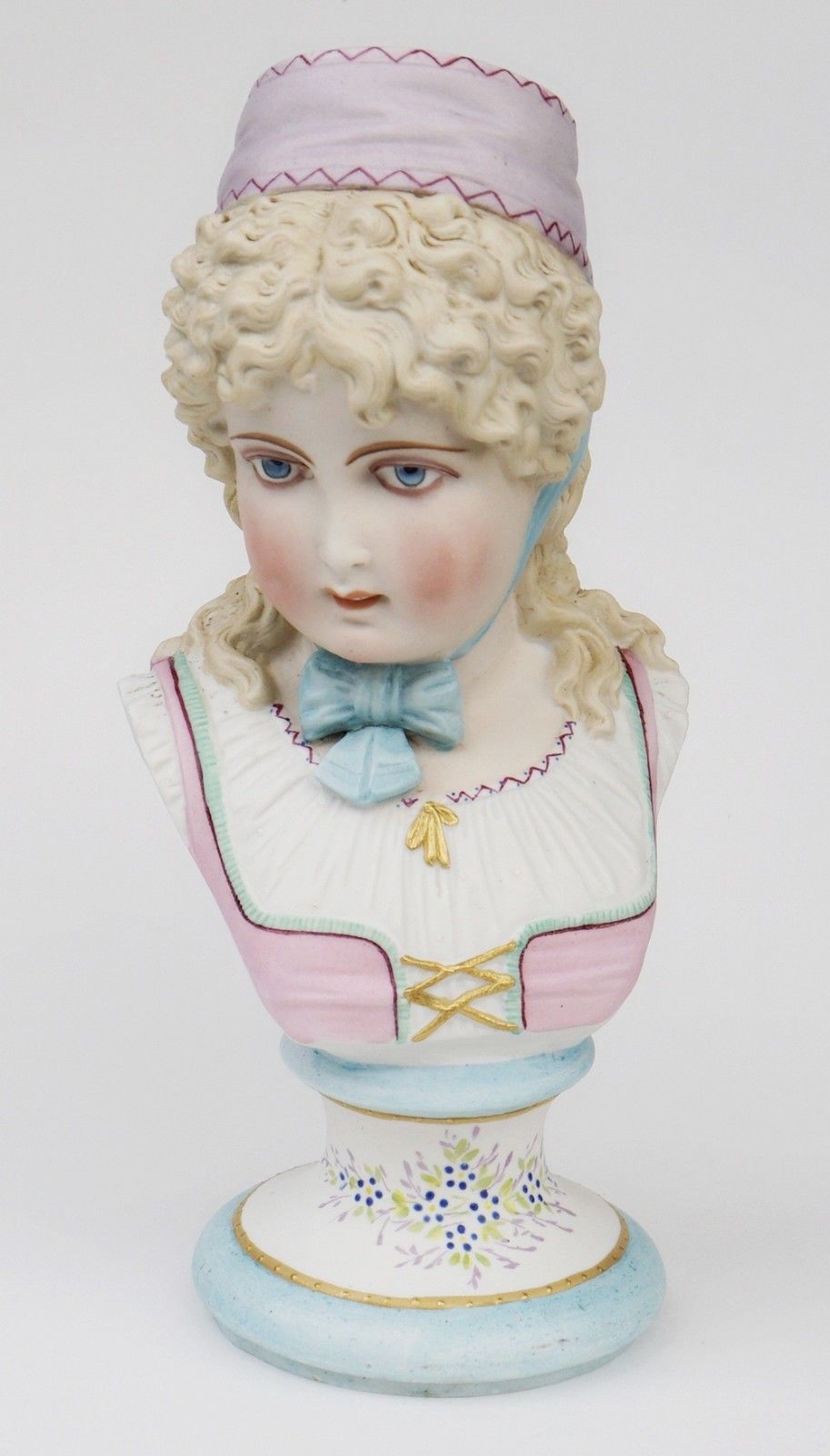 Antique late 19th century German Bisque Porcelain Bust Sculpture of ... Antique late 19th century German Bisque Porcelain Bust Sculpture of ...