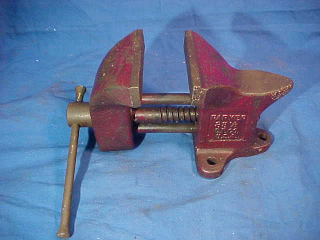 Vintage CHARLES PARKER VISE Co Model No 33 1/2 BENCH VISE -- Antique ...