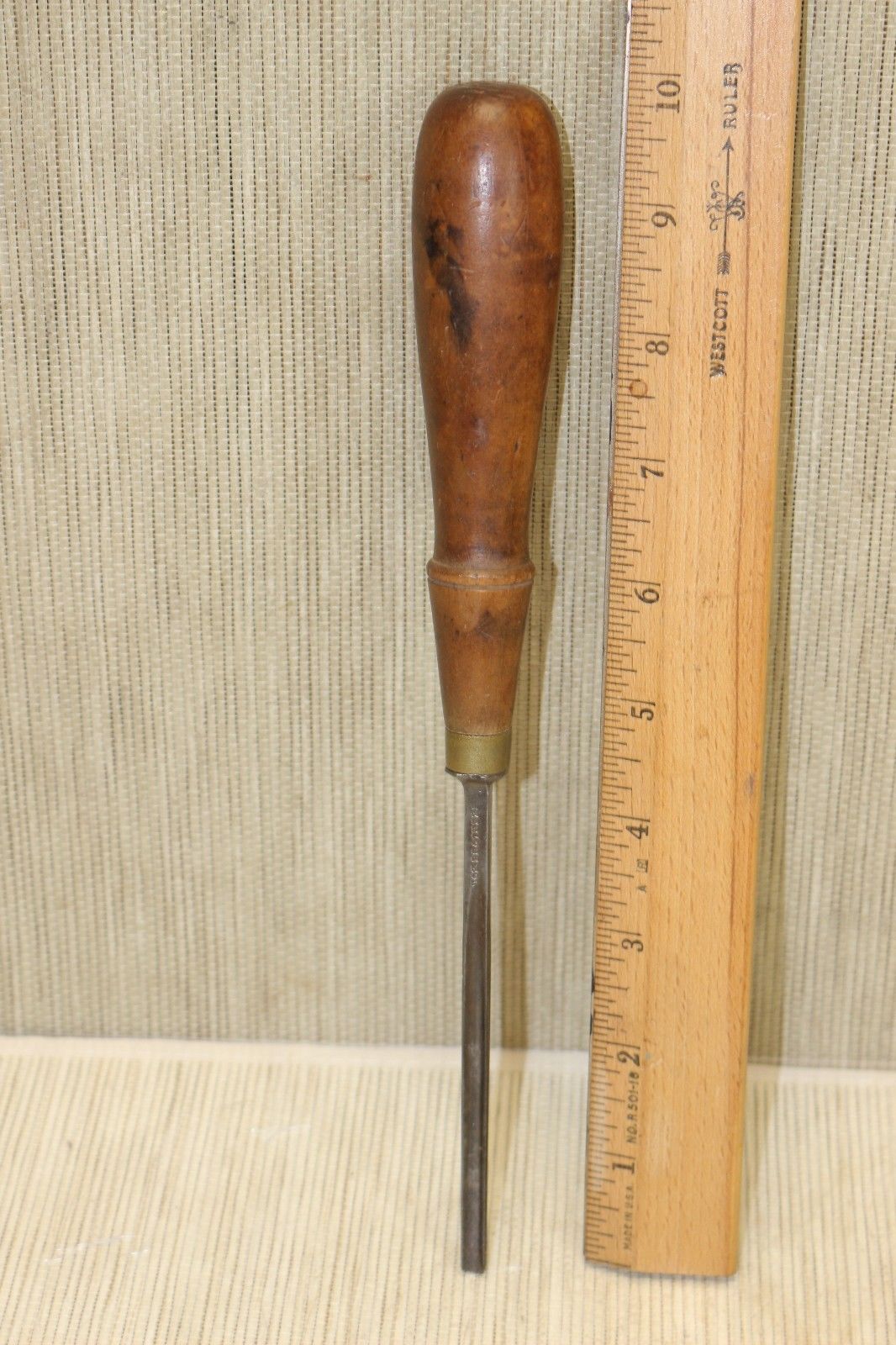 Old tools VINTAGE Buck Brothers No.6 SWEEP STRAIGHT WOOD CARVING GOUGE ...