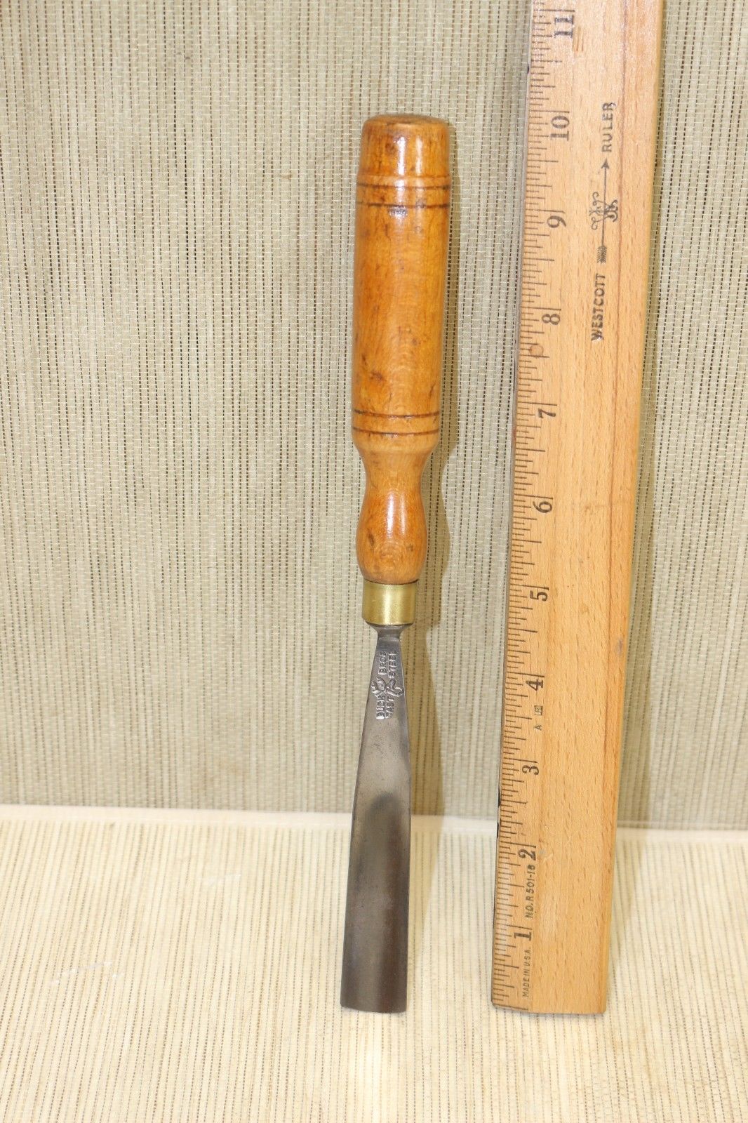 Old tools VINTAGE BUCK BROTHERS 3/4" No.13 LONG BENT WOOD CARVING ...