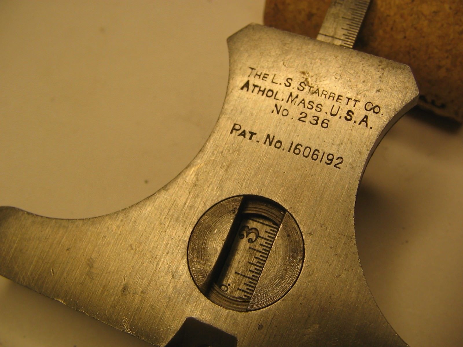 Vintage Starrett No. 236 Depth and Angle Gauge With Temper 6" Rule ...