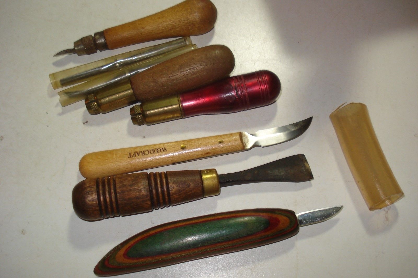 8 WOOD CARVING TOOLS HANDLES WARREN WOODCRAFT -- Antique Price Guide ...