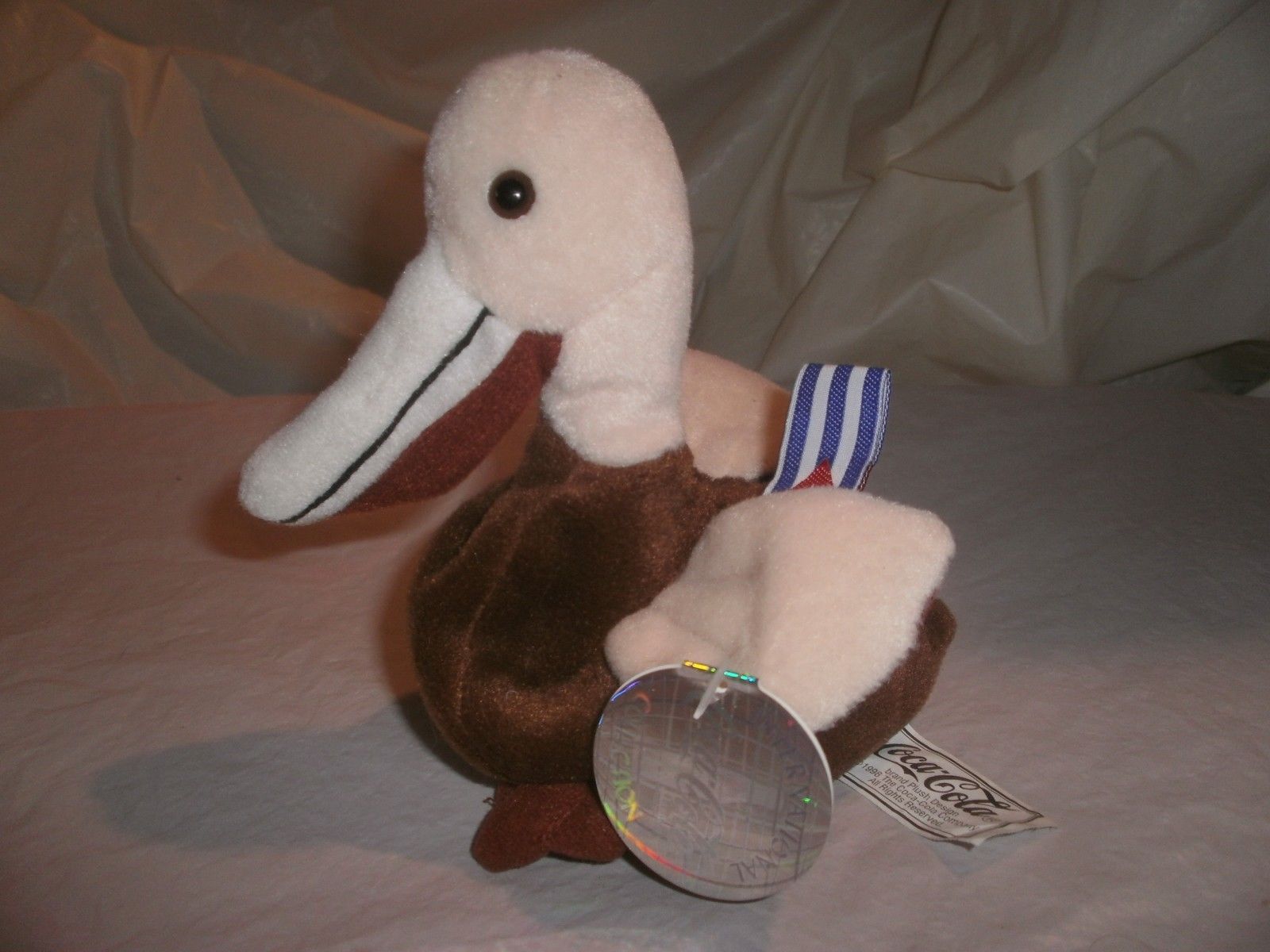 1999 Coca Cola International CanCan the Pelican Plush stuffed animal ...