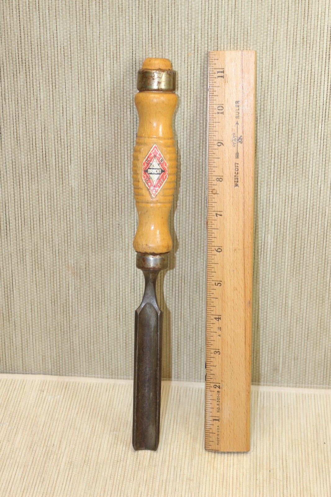 Old wood carving tools VINTAGE BRACHT 5/8" No.6 SWEEP WOOD CARVING ...