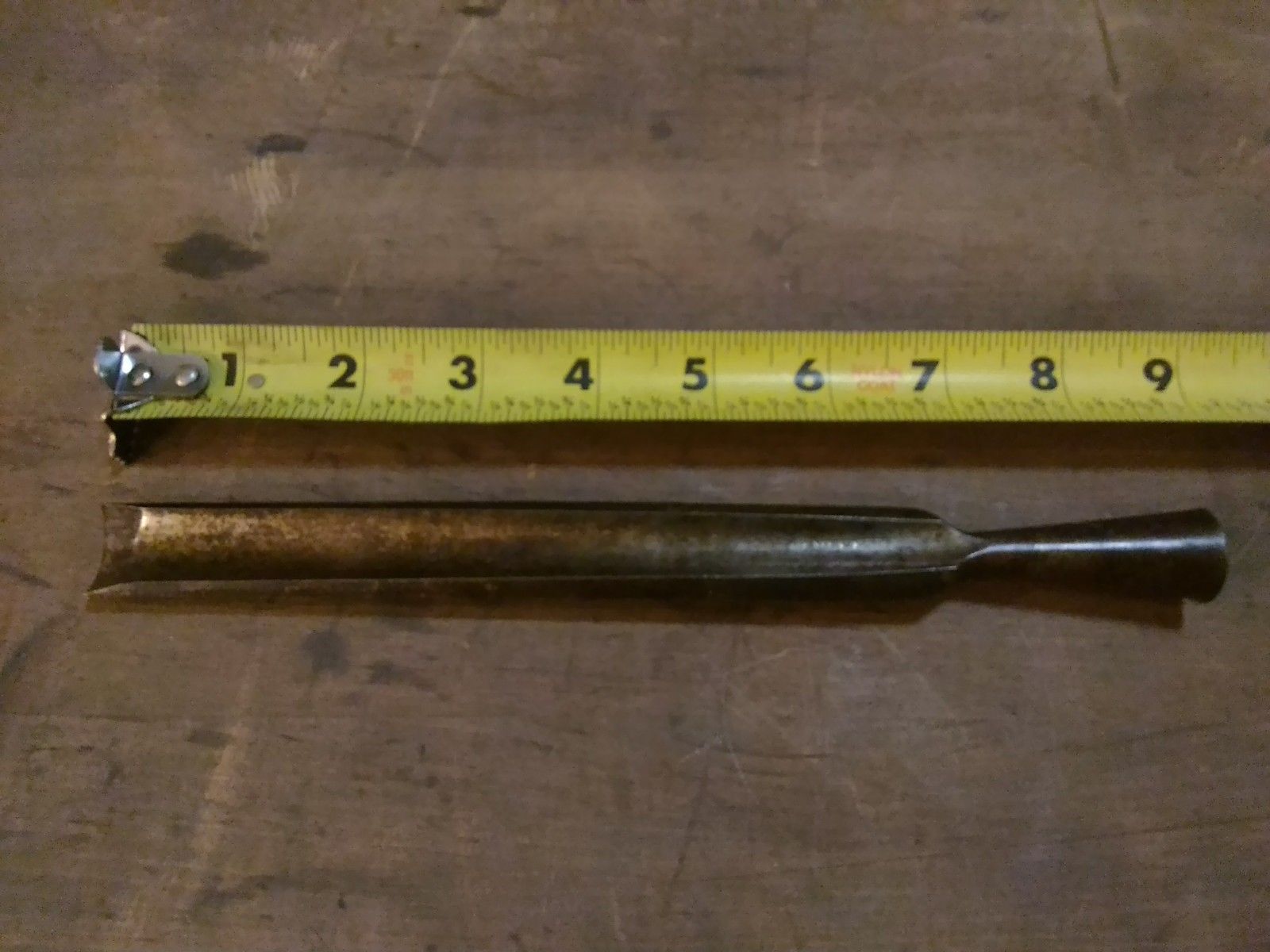 Vintage 3/4 Inch UNMARKED Socket Gouge Chisel -- Antique Price Guide Details Page