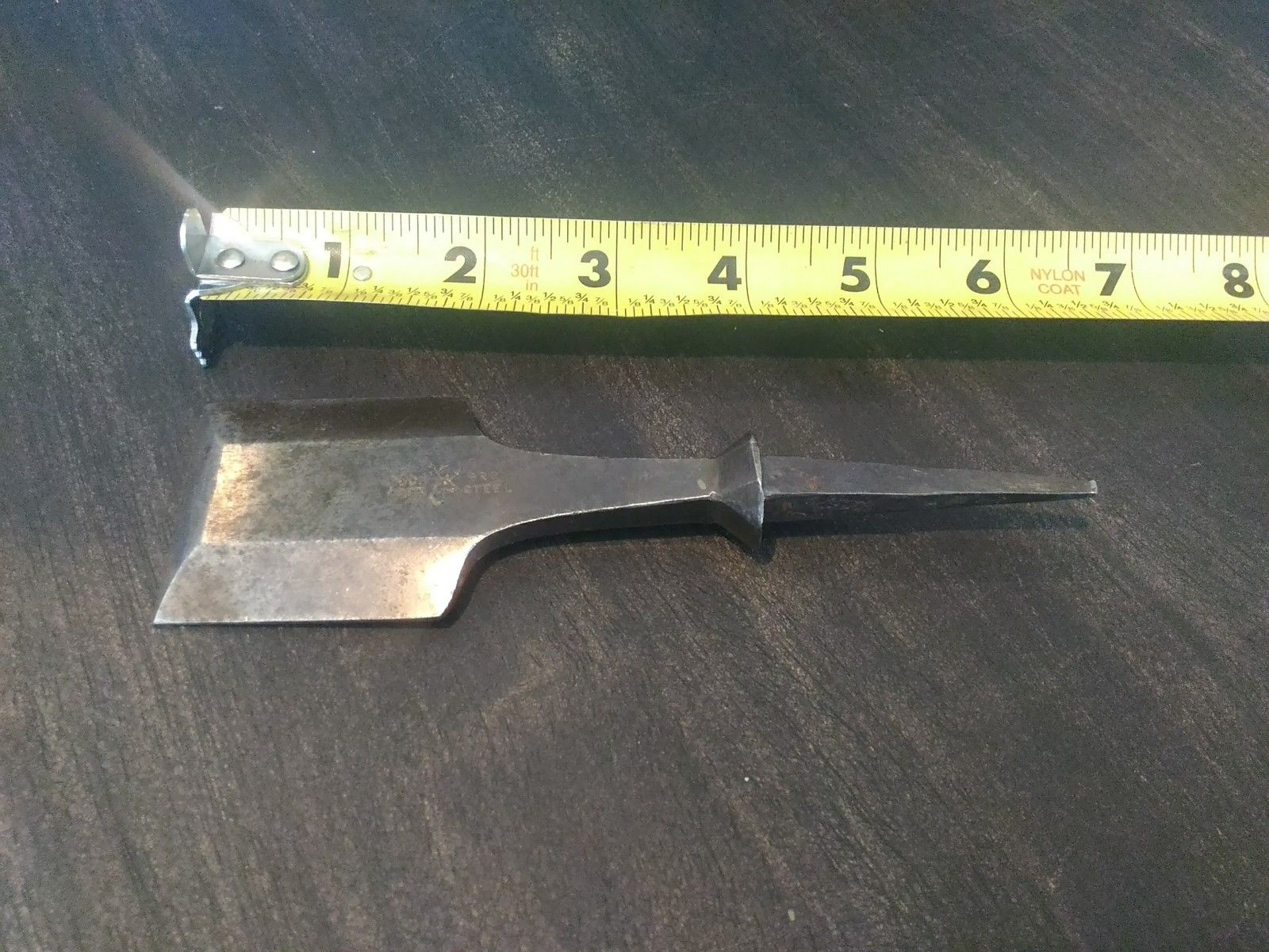VINTAGE 1 3/4 INCH BUCK BROTHERS CAST STEEL CHISEL WITH TANG - 6 INCHES ...