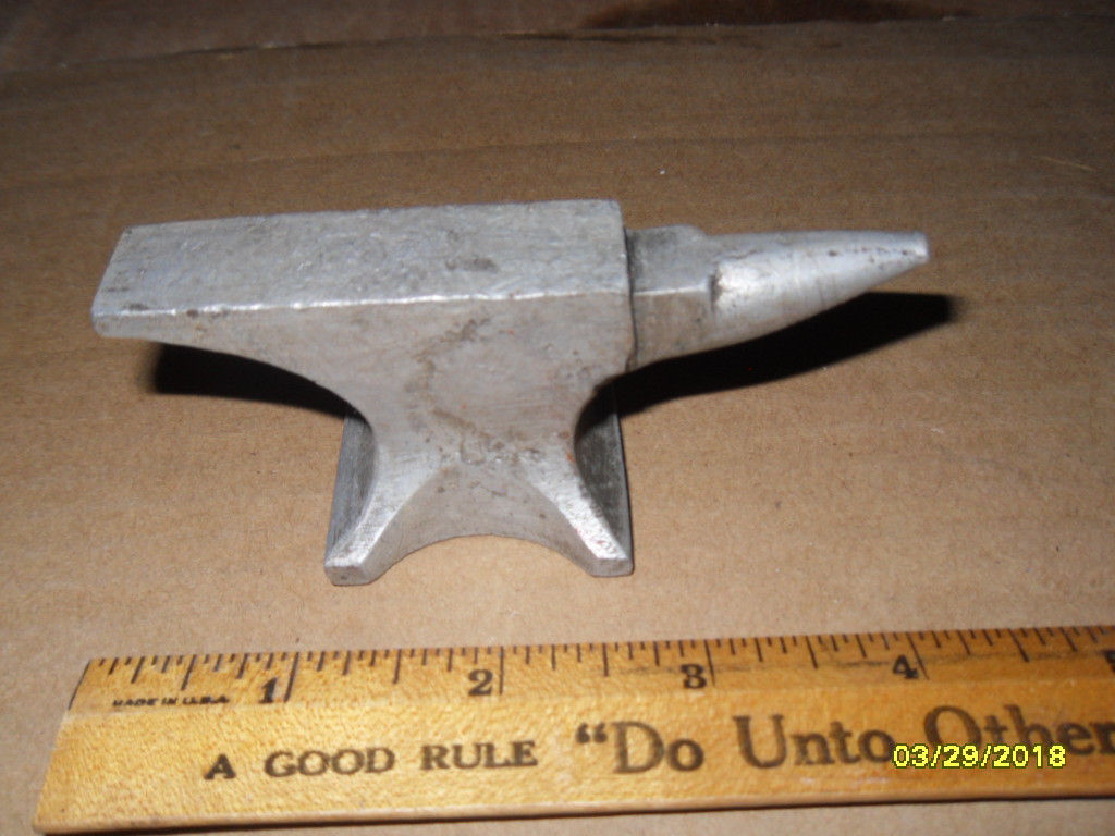 Vintage Aluminum Miniature Anvil -- Antique Price Guide Details Page