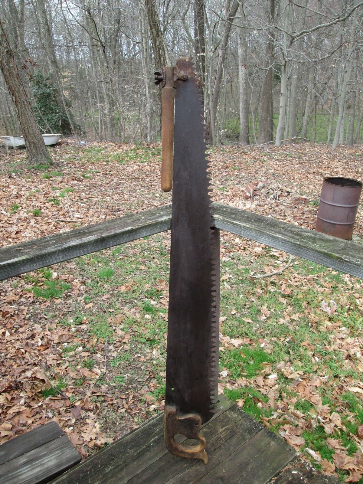 VINTAGE ONE MAN / TWO MAN SAW - made by DISSTON -- Antique Price Guide ...