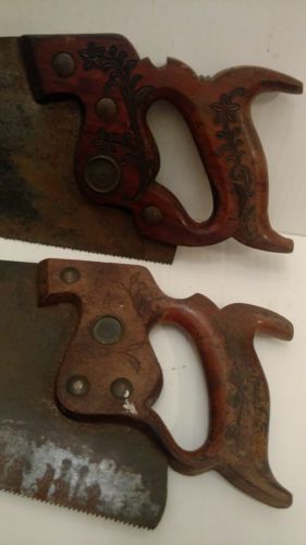 vintage E.C.Atkins hand saw lot of(2) Disston -- Antique Price Guide ...