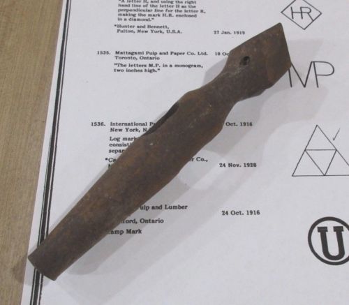 Log Hammer Trianges with a triangle Logging Tool Stamp Hammer ...