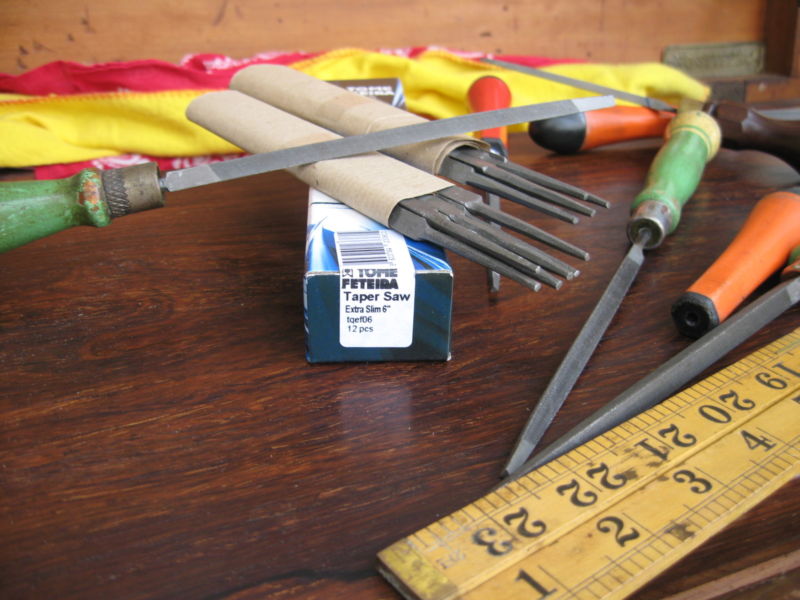 1 DOZ. (12) NEW TOME'' FETEIRA PORTUGAL 6" XTRA SLIM TAPER SAW FILES ...