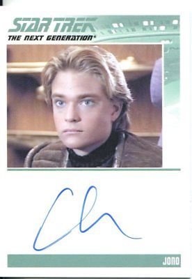 Star Trek The Complete Next Generation Series 2 Autograph Chad Allen ...