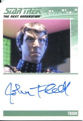 Star Trek The Complete Next Generation Series 2 Autograph John Fleck ...
