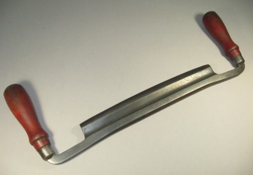 Vintage CLEARCUT 10" DRAWKNIFE DRAW KNIFE with wood handles -- Antique ...