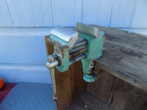 VINTAGE.1-1/2'''' JAW ANVIL VISE TABLE MOUNT Jewelers Gunsmith Hobby ...
