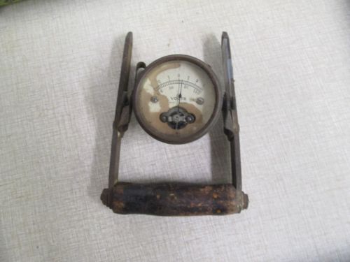 Vintage Battery Cell Tester Gauge Antique Wood Handle Primative Hand ...