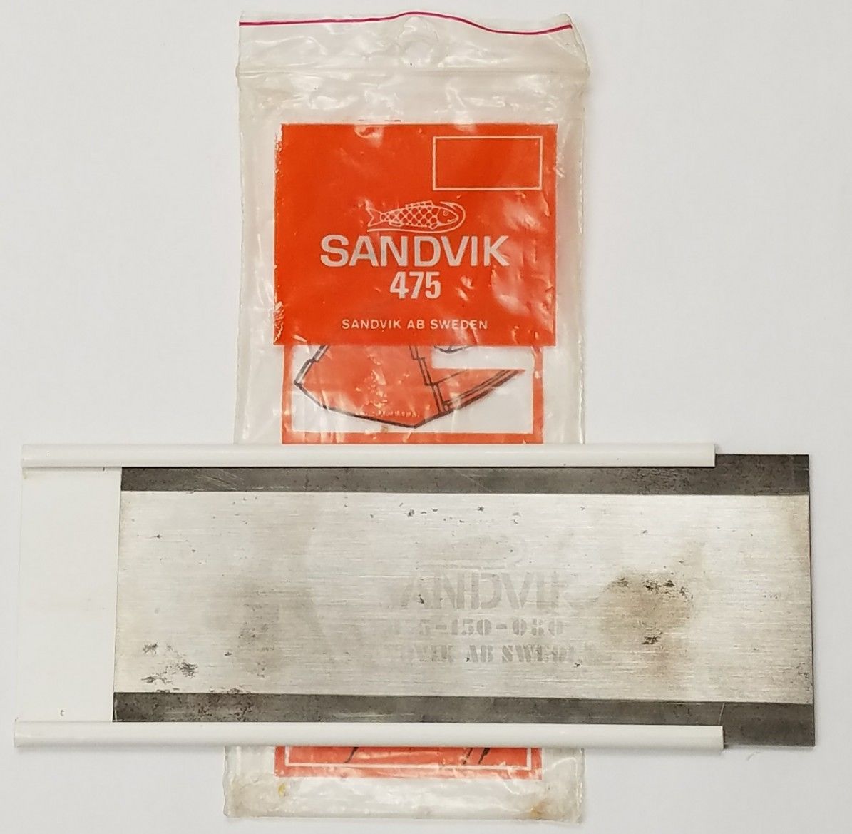 Vintage Sandvik 475-150-080 Cabinet Scraper w/Edge Protector USED V ...