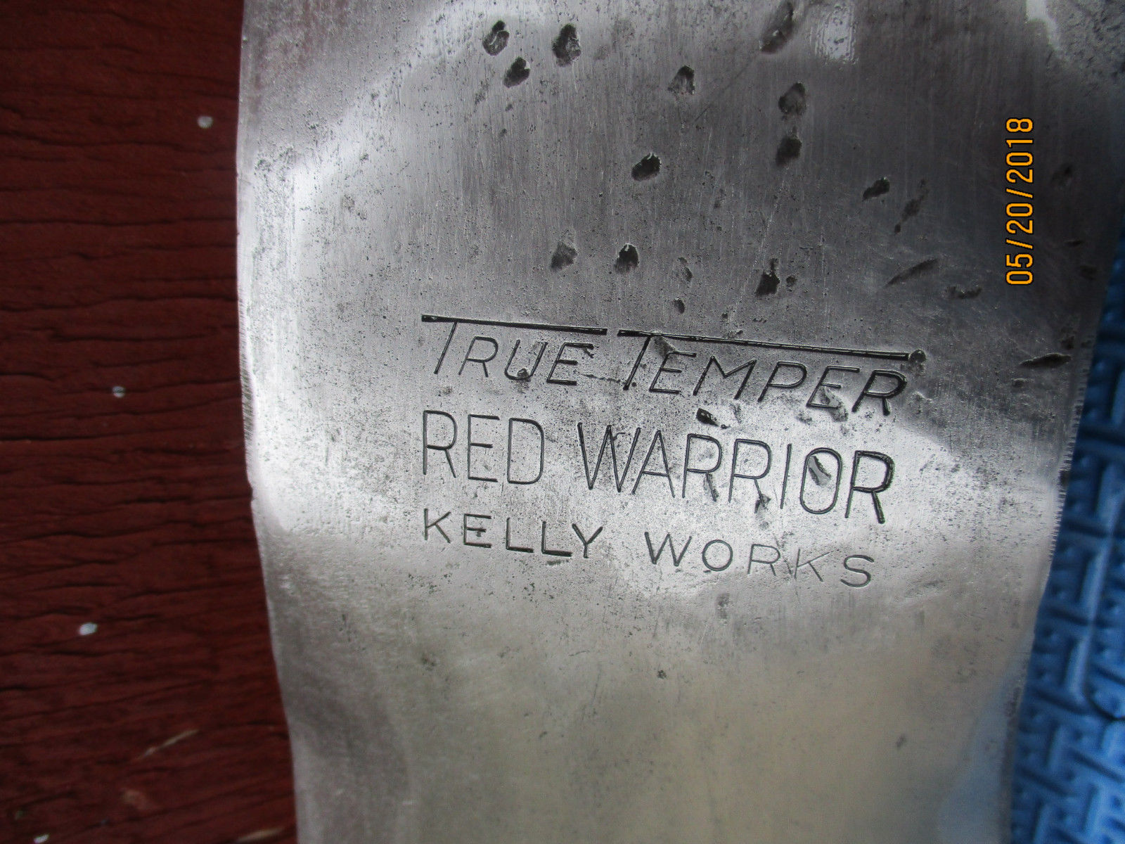 Vintage True Temper Red Warrior Double Bit 3lb-5oz- Pound Axe Head, Kelly Works -- Antique Price ...