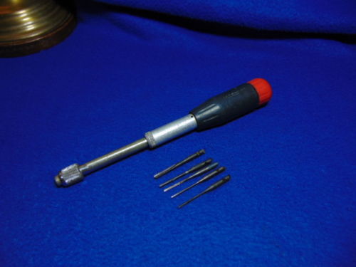 Vintage STANLEY Yankee Handyman Hand Push Drill No. 46 With 5 Bits USA ...