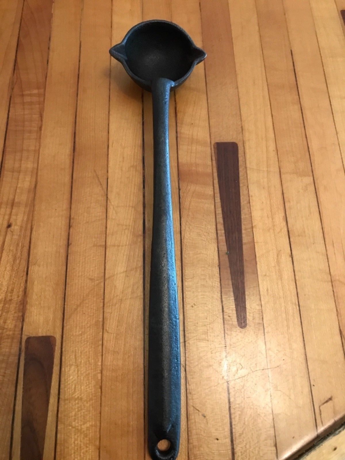 VINTAGE HOLLANDS LEAD POURING LADLE -- Antique Price Guide Details Page