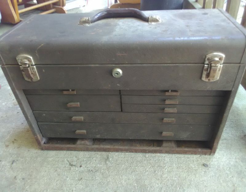 Vintage Kennedy 520 Machinists or Watchmakers Tool Box, 7 Drawer ...