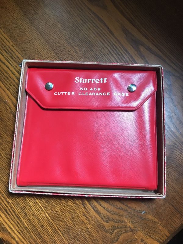 Vintage Starrett No. 459 Cutter Clearance Gauge In Original Box ...