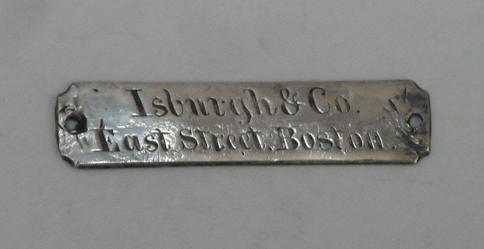 Antique Isburgh & Co East St Boston Carriage Buggy Horse Drawn Wagon ...