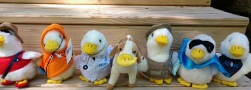 Aflac Talking Goat with Beak & duck Plush Toy Advertising Collectible ...