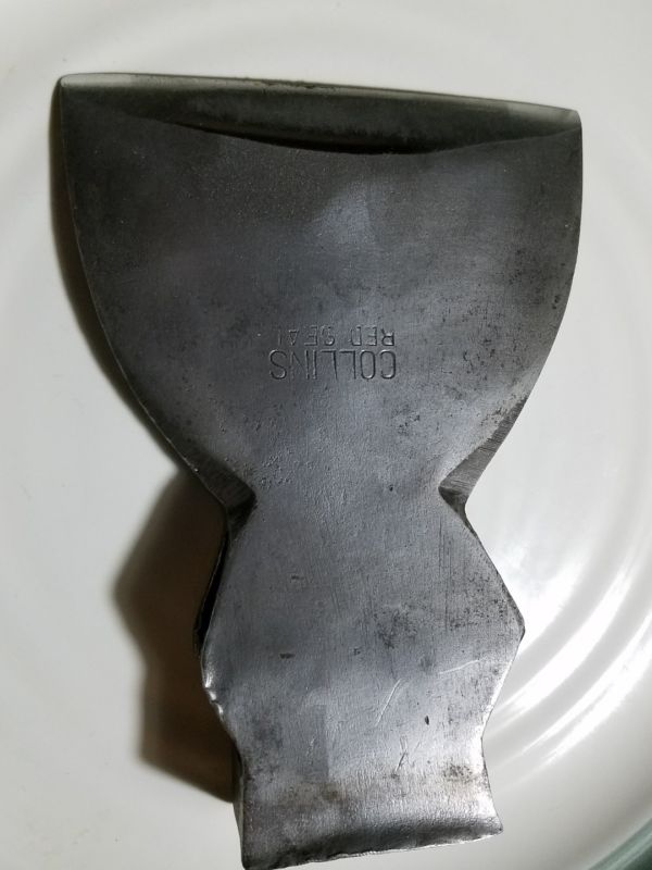 Vintage Collins Red Seal Hewing Axe Hatchet - 2 lbs. 1 oz -- Antique ...