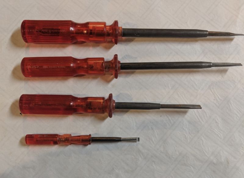 vintage quick wedge screwdriver set -- Antique Price Guide Details Page