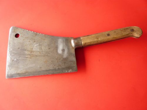 VINTAGE MEAT CLEAVER CARBON STEEL BY JACOBS BROS N.Y. 7 -- Antique ...