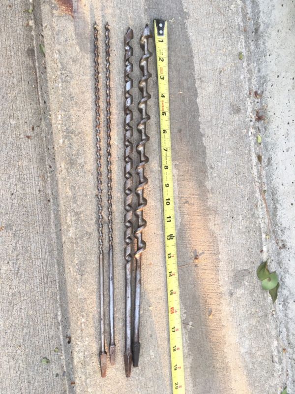 Antique Set Irwin Long Bell Hangers Auger Bits Bell System Different ...