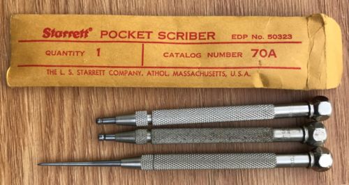 Starrett Pocket Scriber Lot - Machinist Tools -- Antique Price Guide ...