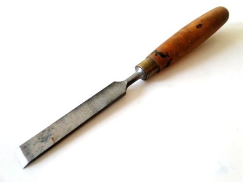 Vintage MARPLES & SONS SHEFFIELD ENGLAND Long 5/8" Firmer Chisel w ...