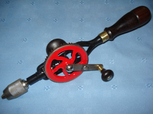 vintage millers falls co. no.1 hand drill woodworking carpentry old ...