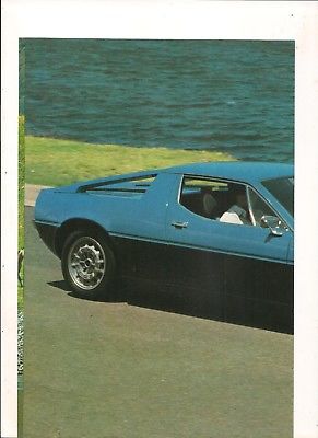 ORIGINAL VINTAGE 1979 MASERATI MERAK SS AUSTRALIAN 2 PAGE COLOR FOLDOUT ...