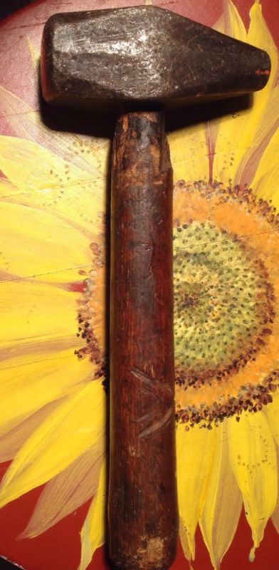 Vintage Cross Peen Blacksmith Hammer Mini Sledge 1lb 10oz. -- Antique ...