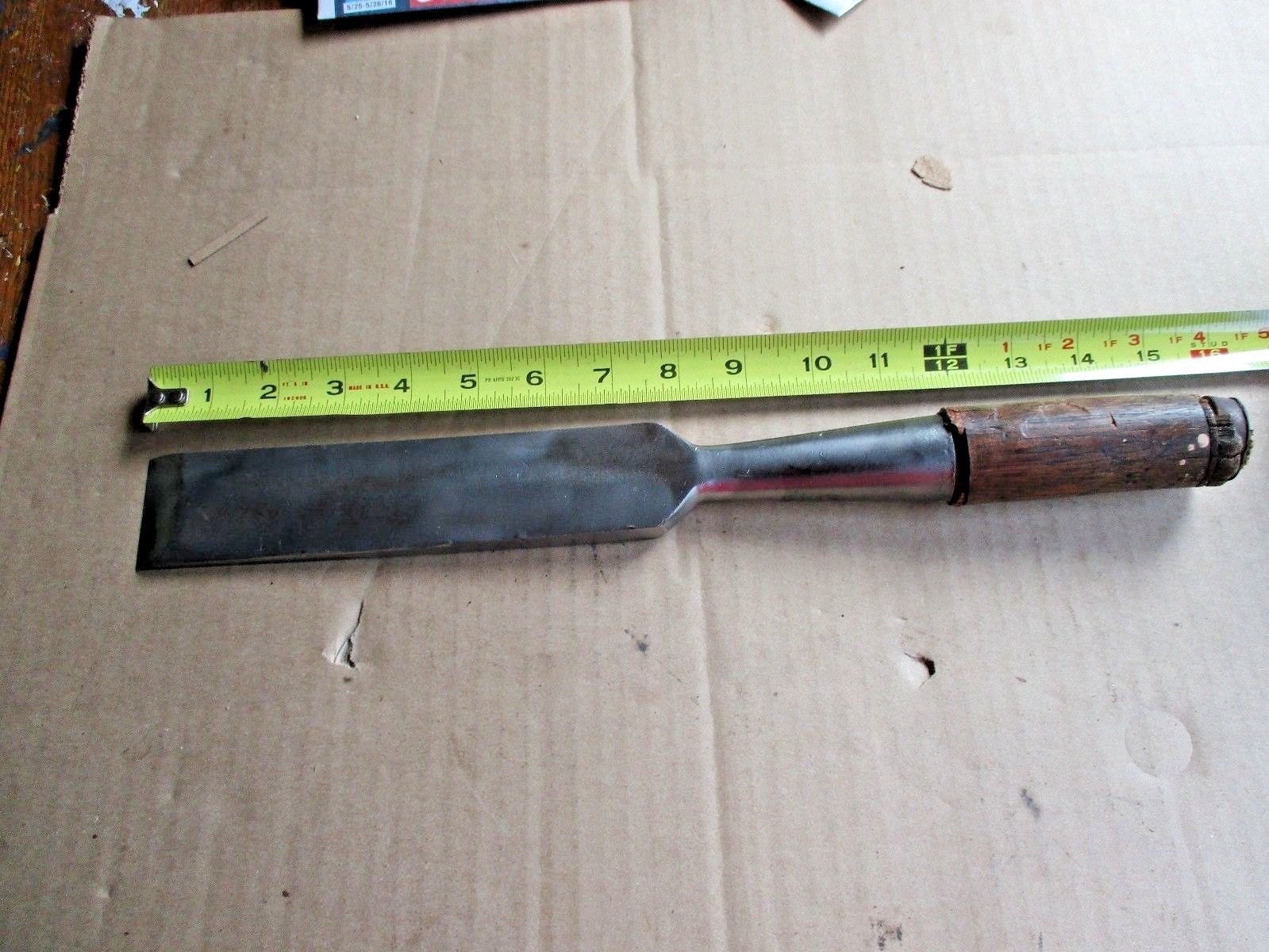 Vintage Witherby 1 3 4 Timber Framing Chisel Good Length Heavy