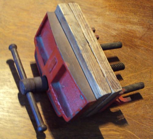 VINTAGE WILTON 6.5" JAWS UNDER BENCH MOUNT WOODWORKING VISE,CAST IRON ...