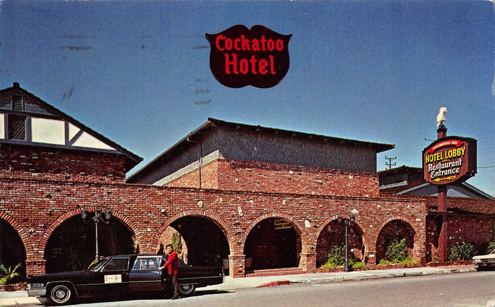 Hawthorne California 1972 Postcard Cockatoo Hotel & Restaurant ...